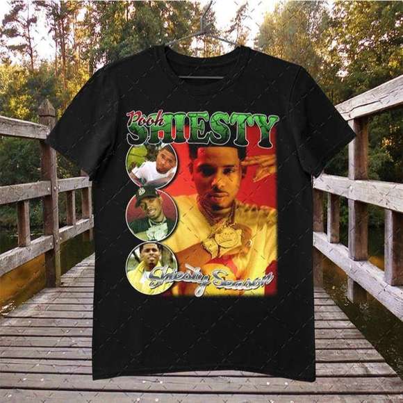 Tops | Pooh Shiesty Rap Unisex T Shirt | Poshmark